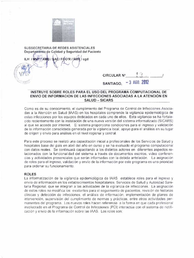 Roles Sicars | PDF