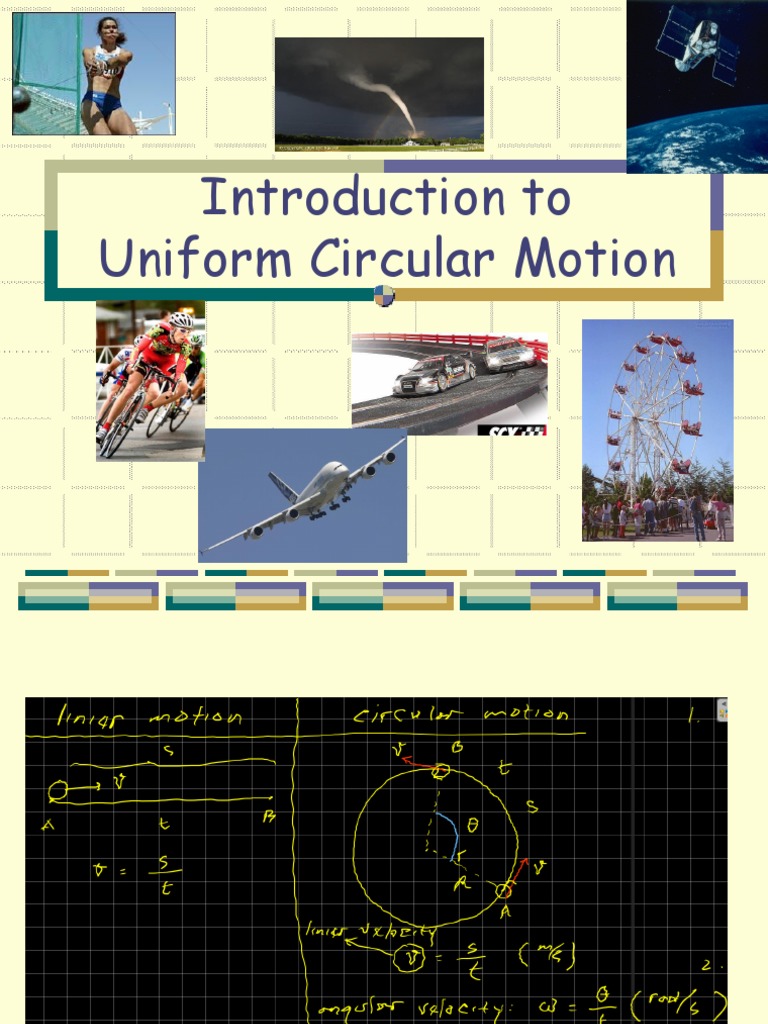 Introduction To Uniform Circular Motion | PDF | Acceleration | Force