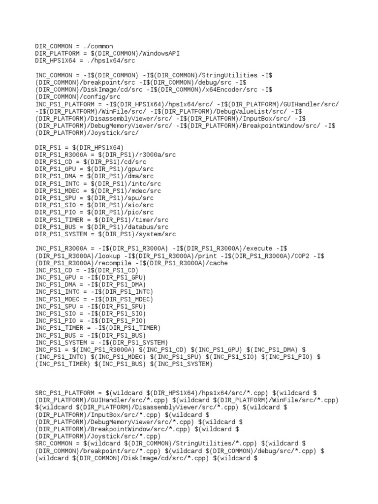 Makefile PS1 | PDF | Computing | Computer Engineering