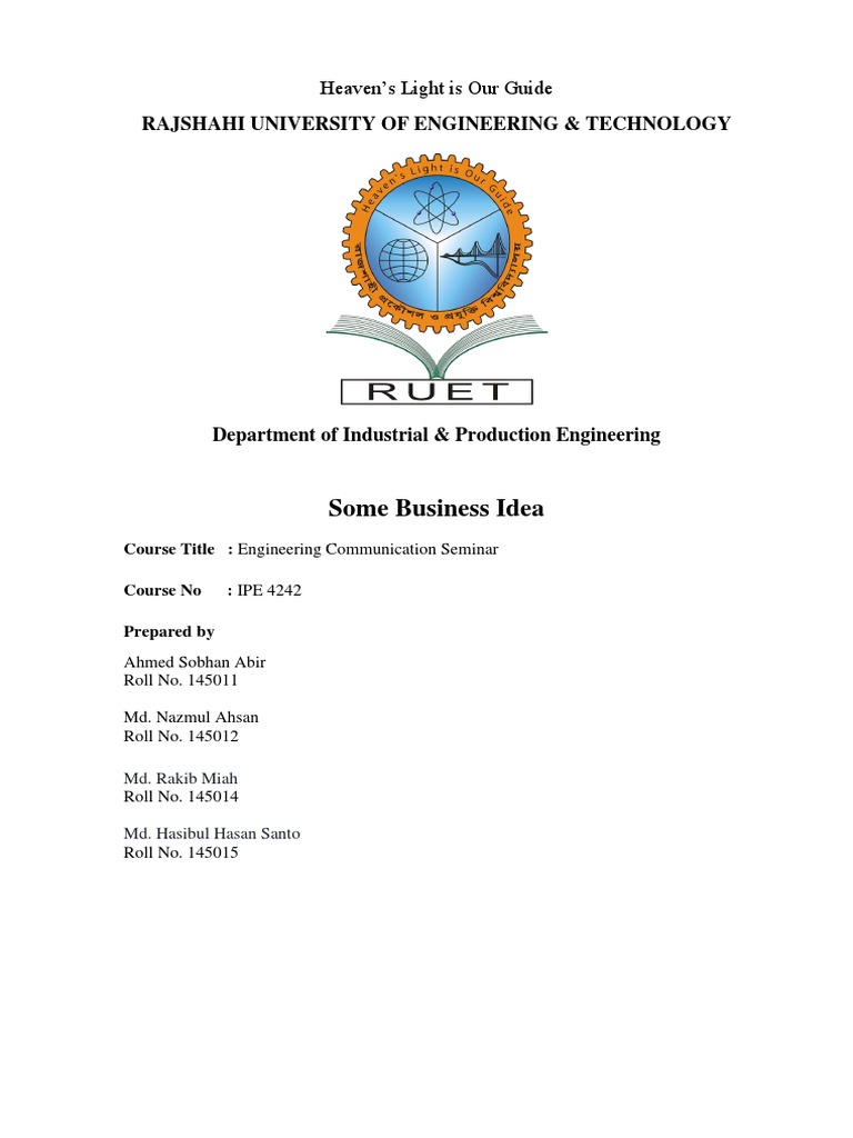 Front Page Business Idea | PDF