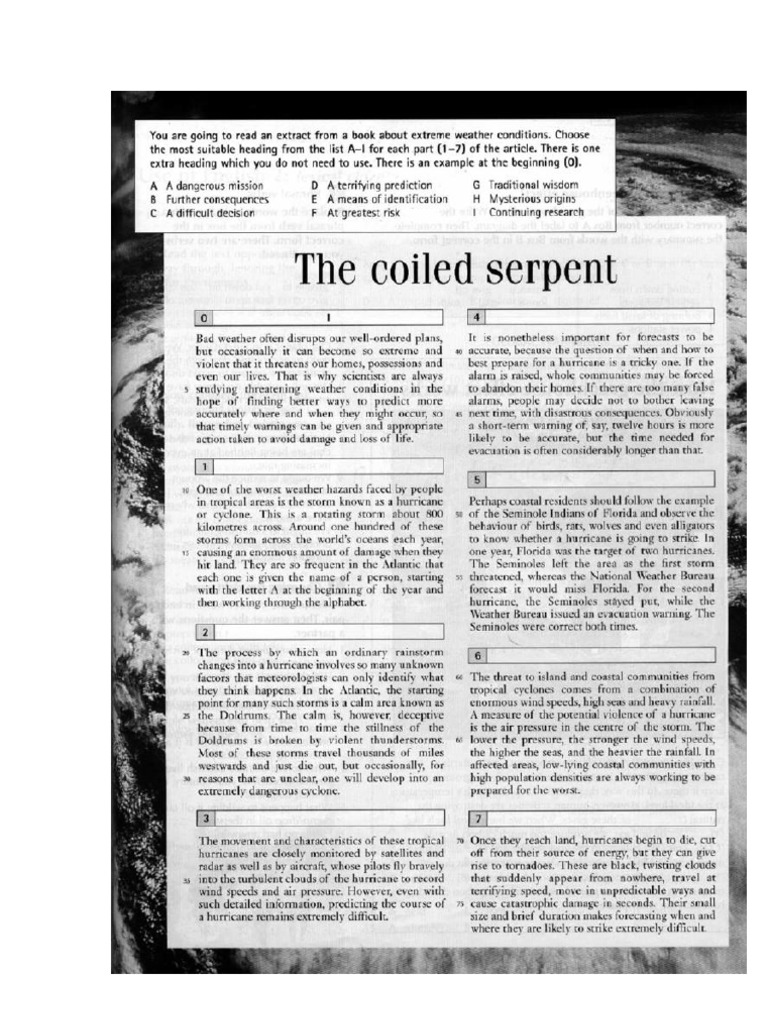 TEST READING CoiledSerpent | PDF