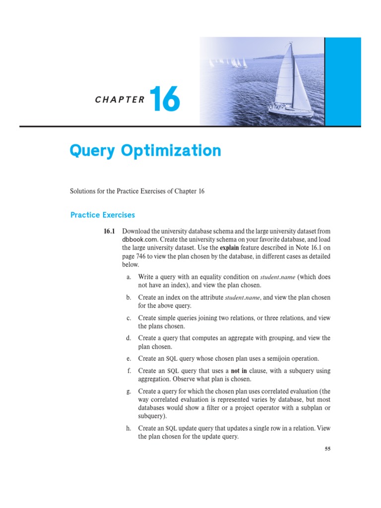 Optimize Queries on University Database | PDF | Theoretical Computer ...