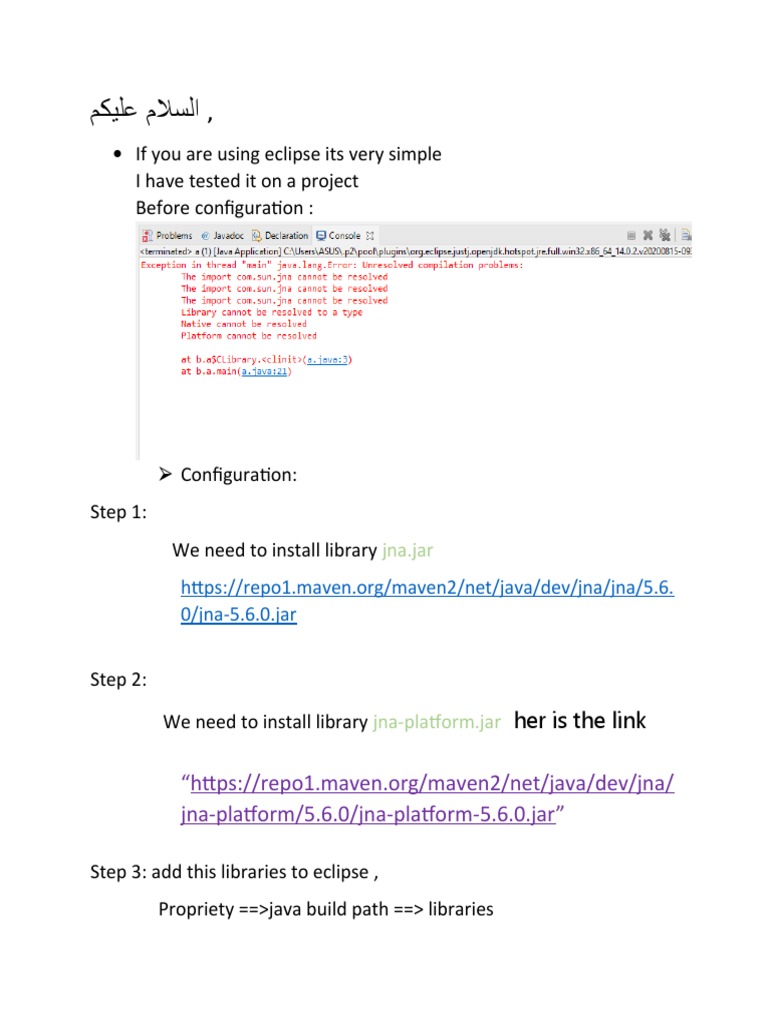 Java Native Access | PDF