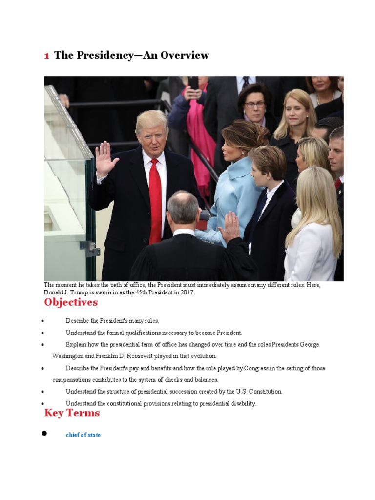 Understanding Presidential Roles and Succession | PDF | Presidents Of ...