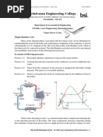 Example of Rankine Cycle - Problem With Solution | PDF | Steam | Enthalpy