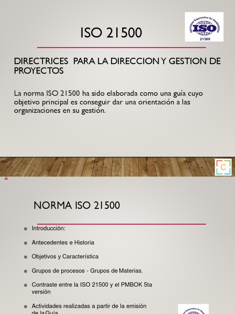 Iso 21500 2020 | PDF | Gestión de proyectos | Organización internacional para la estandarización