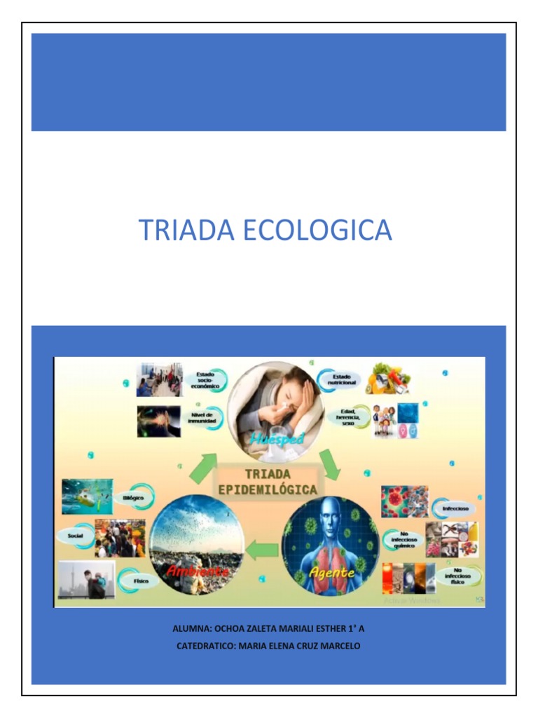 Triada Ecologica y Sus Elementos Mariali | PDF | Infección | Entorno natural