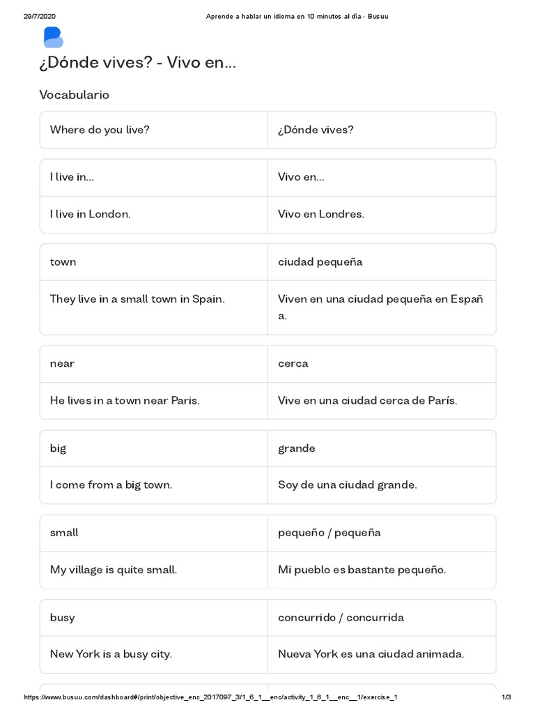 Donde Vives | PDF | Idiomas