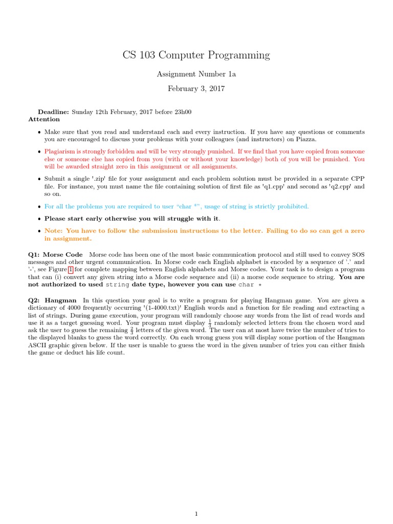 Assignement 1 | PDF | String (Computer Science) | Computer File