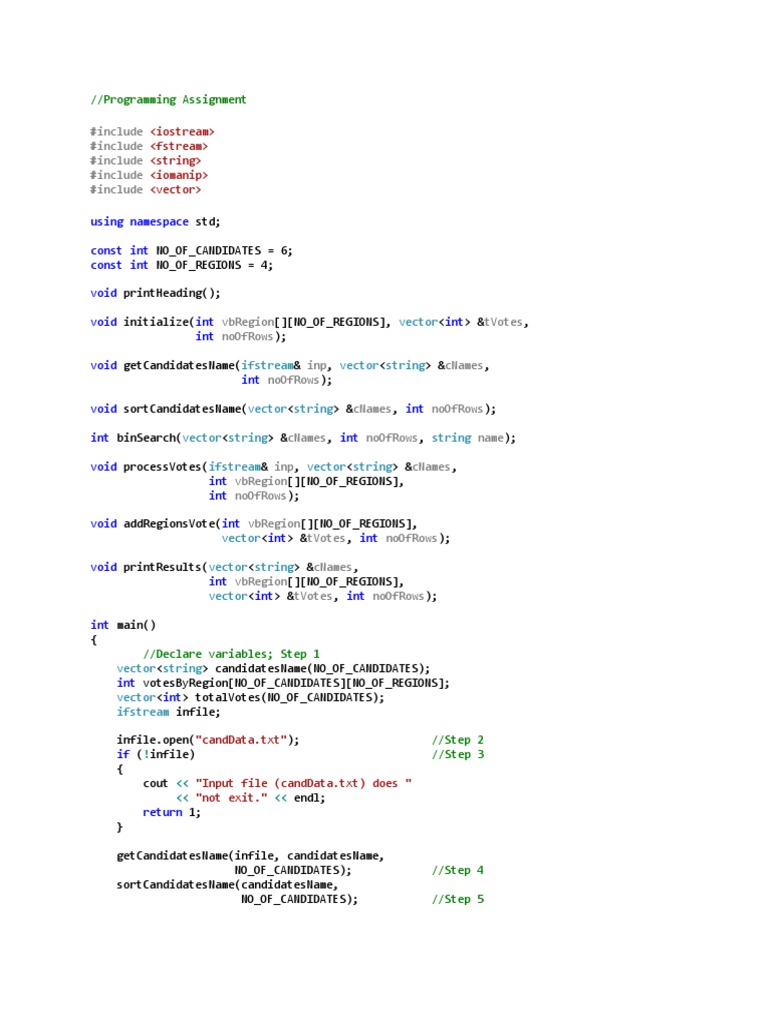 Programming Assignment 8 Pdf Computer Programming Programming 8996