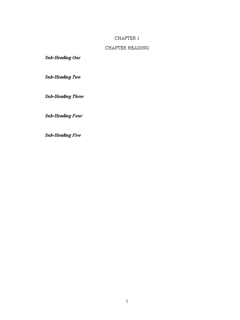 Nonpapers Template | PDF