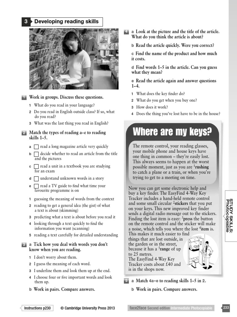 3 Developing Reading Skills | PDF | Communication