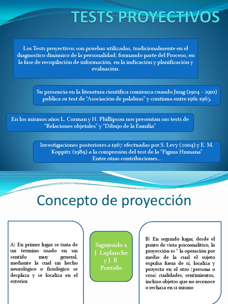 Proyección y Tests Proyectivos | PDF | Psicoanálisis | Cognición