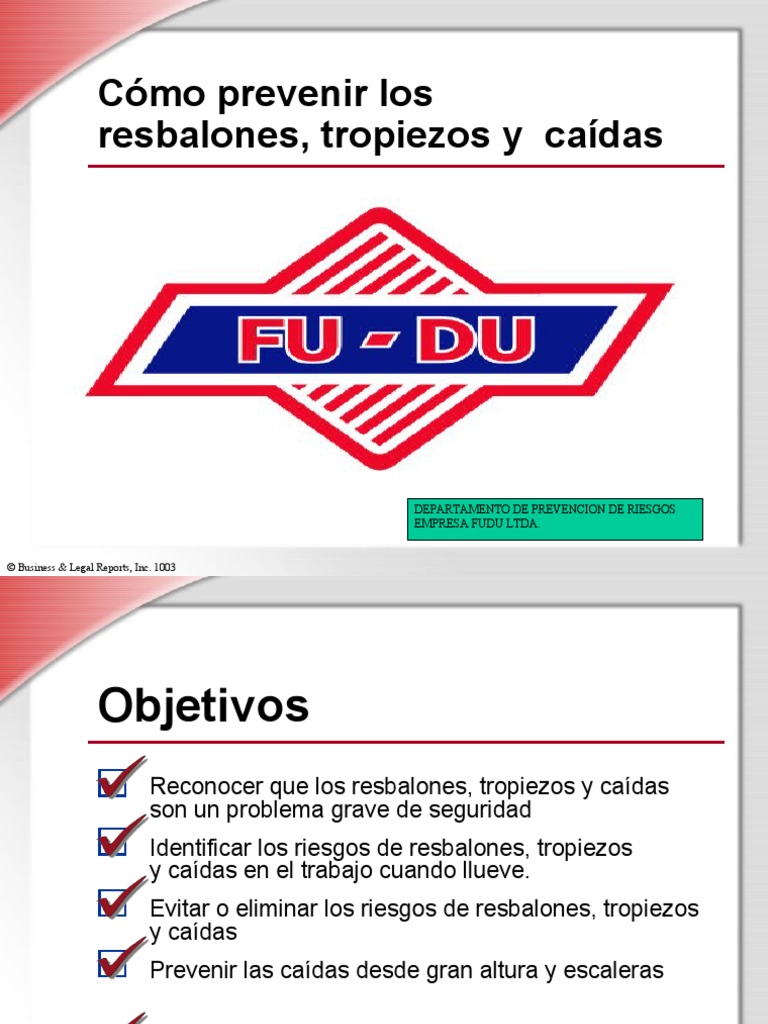 Caidas A Mismo y Distinto Nivel | PDF | Bienestar | Medicina