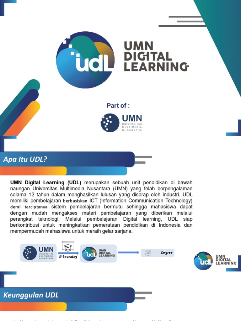 Program Digital Learning UMN | PDF