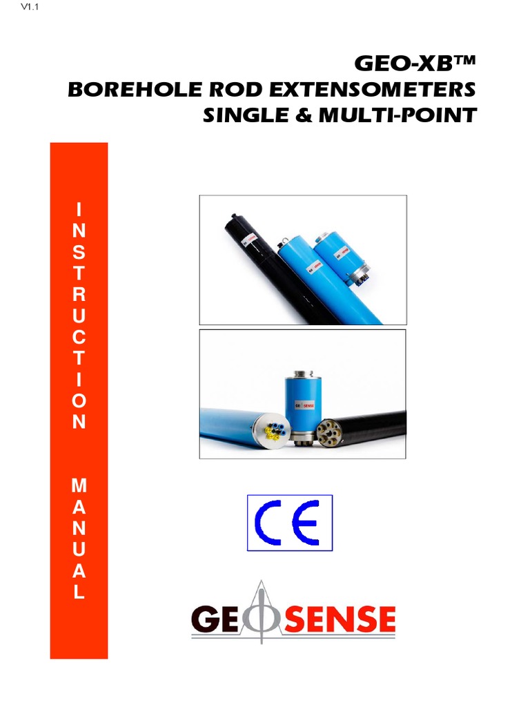 Borehole Rod Extensometers Single & Multi-Point: Geo-Xb™ | PDF ...
