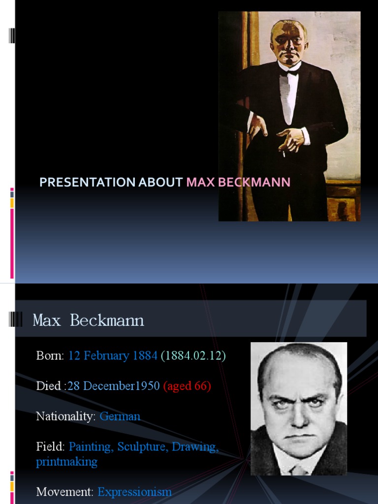 Max Beckmann: Life and Art Overview | PDF | Art