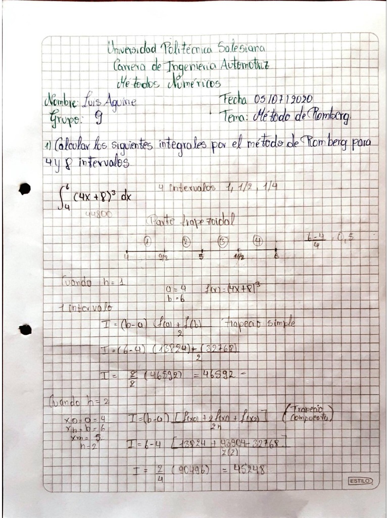 Método de Romberg | PDF