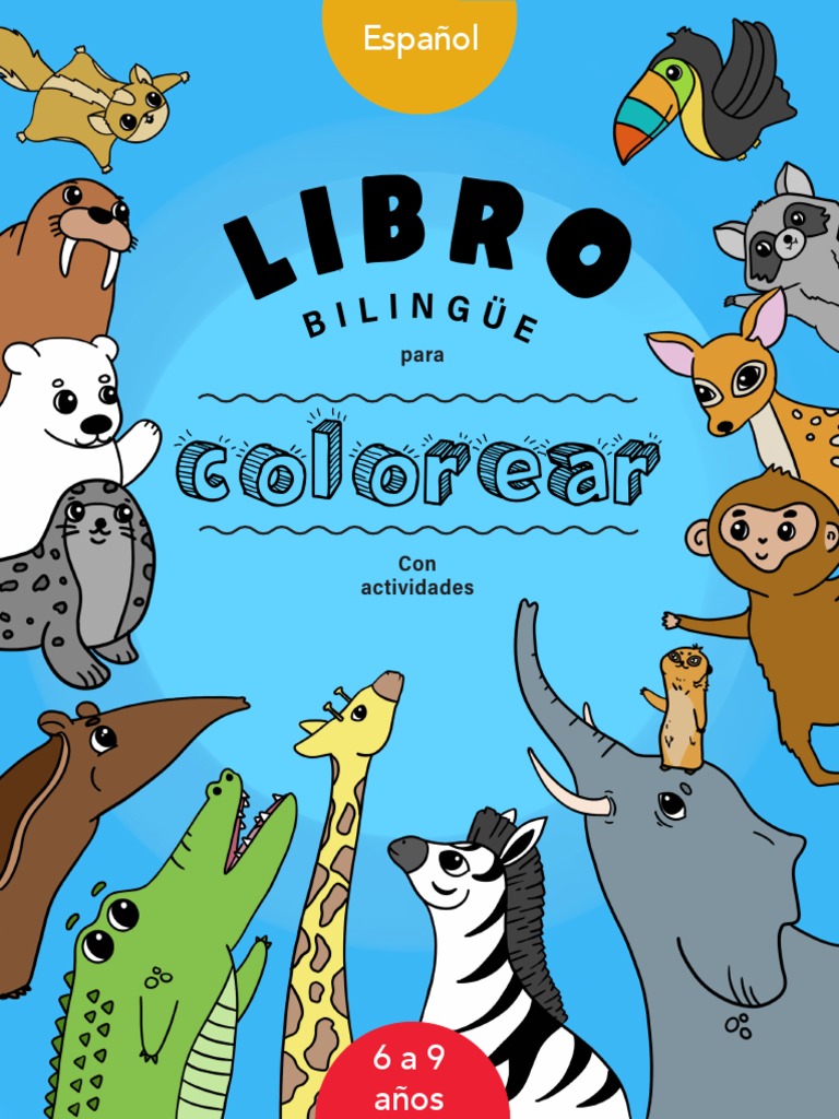 Libro Bilingüe para Colorear | PDF | Naturaleza