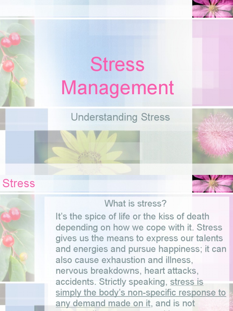 Stress Management | PDF