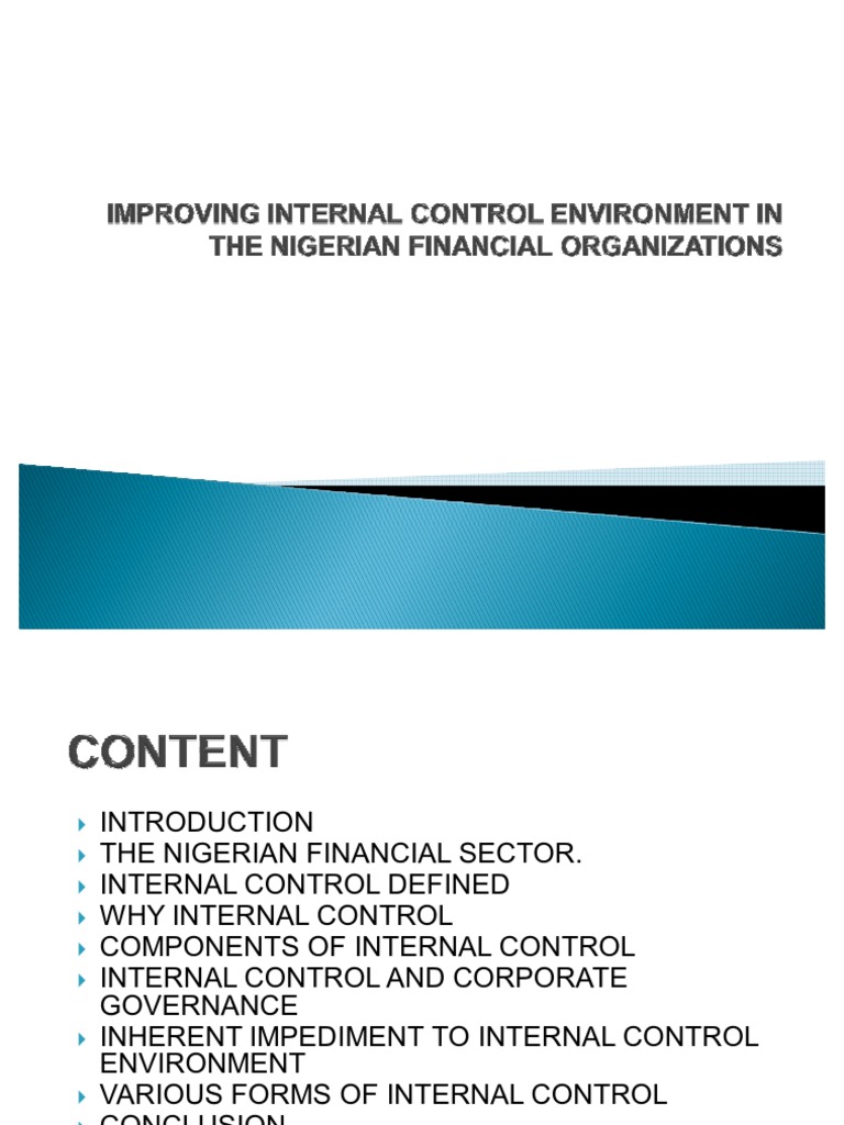 Internal Control PPT 2 | Download Free PDF | Internal Control ...