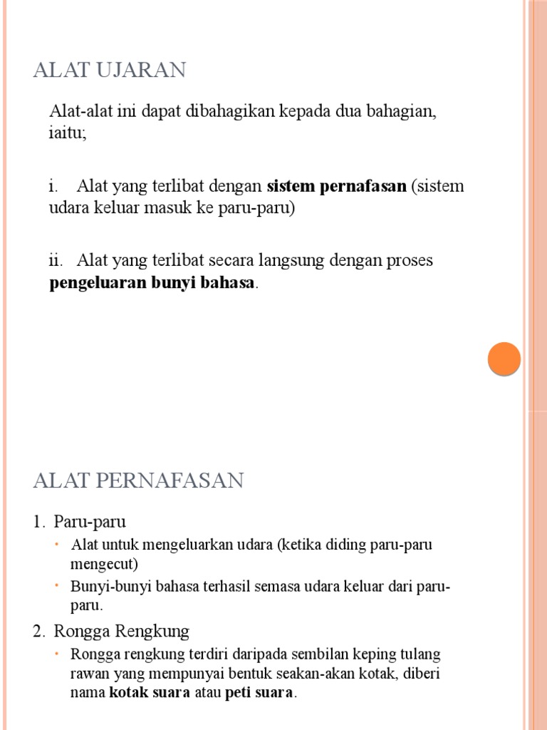 Alat Ujaran | PDF
