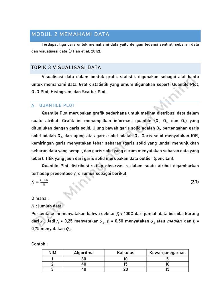 Modul 02 - Topik 03 - Visualisasi Data | PDF