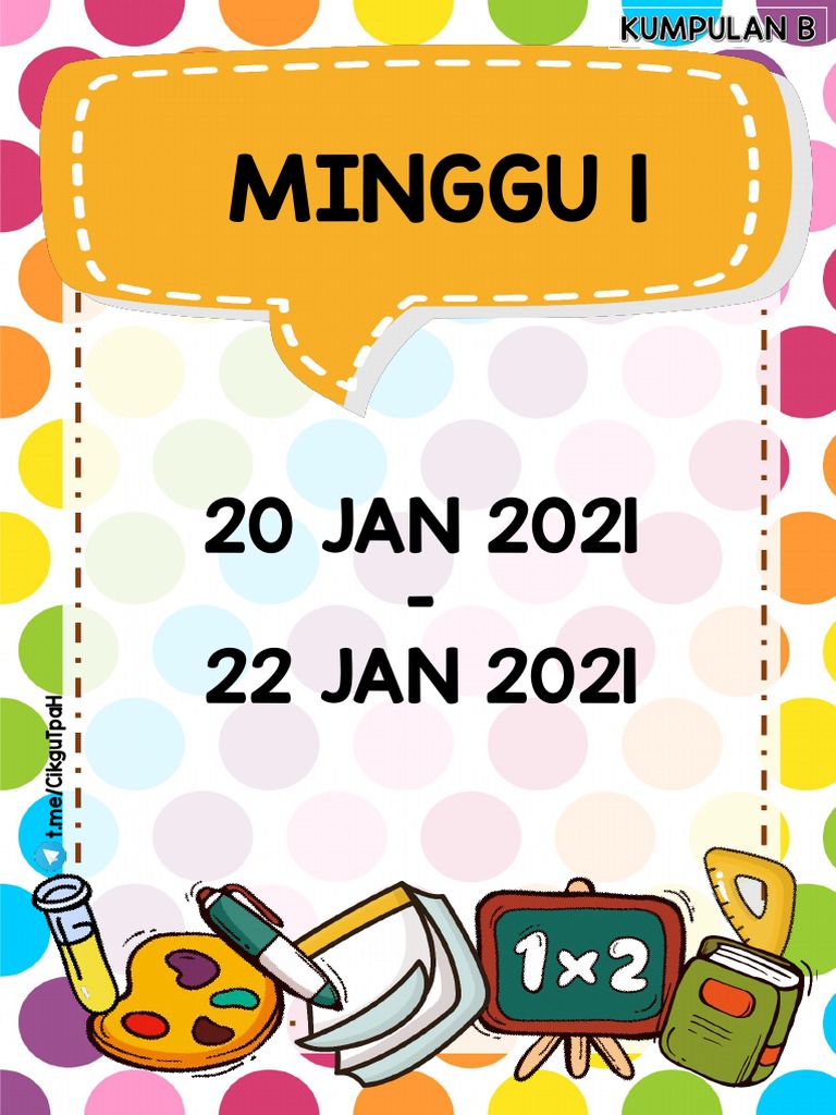 Divider Mingguan KUMPULAN B 2021 | PDF