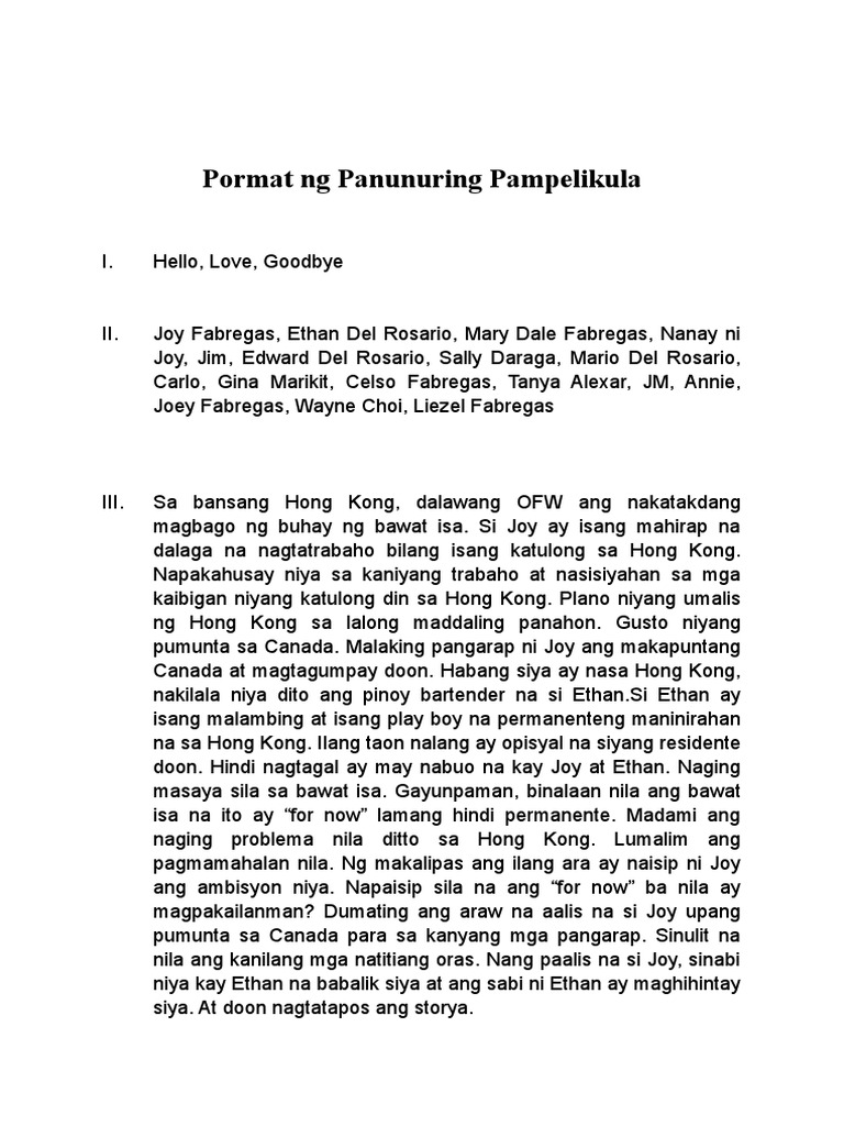 Project in Filipino | PDF