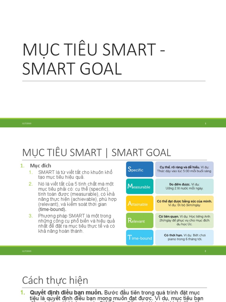Smart Goal | PDF