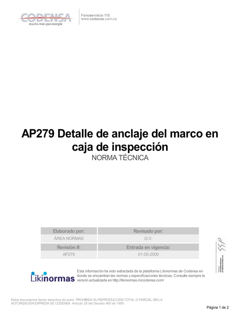 Ap279 Codensa | PDF
