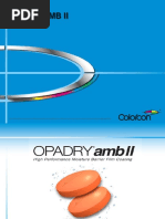 Opadry Ii | PDF | Tablet (Pharmacy) | Pharmaceutical Formulation