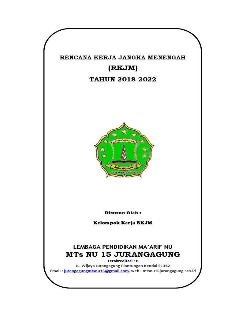 RKJM MTs NU 15 Jurangagung 2018-2022 | PDF