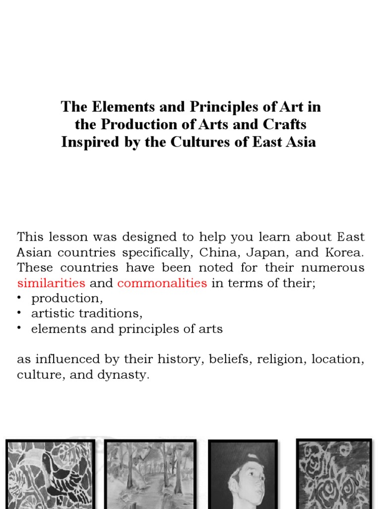 The Elements and Principles of Art in The Production of Arts and Crafts ...