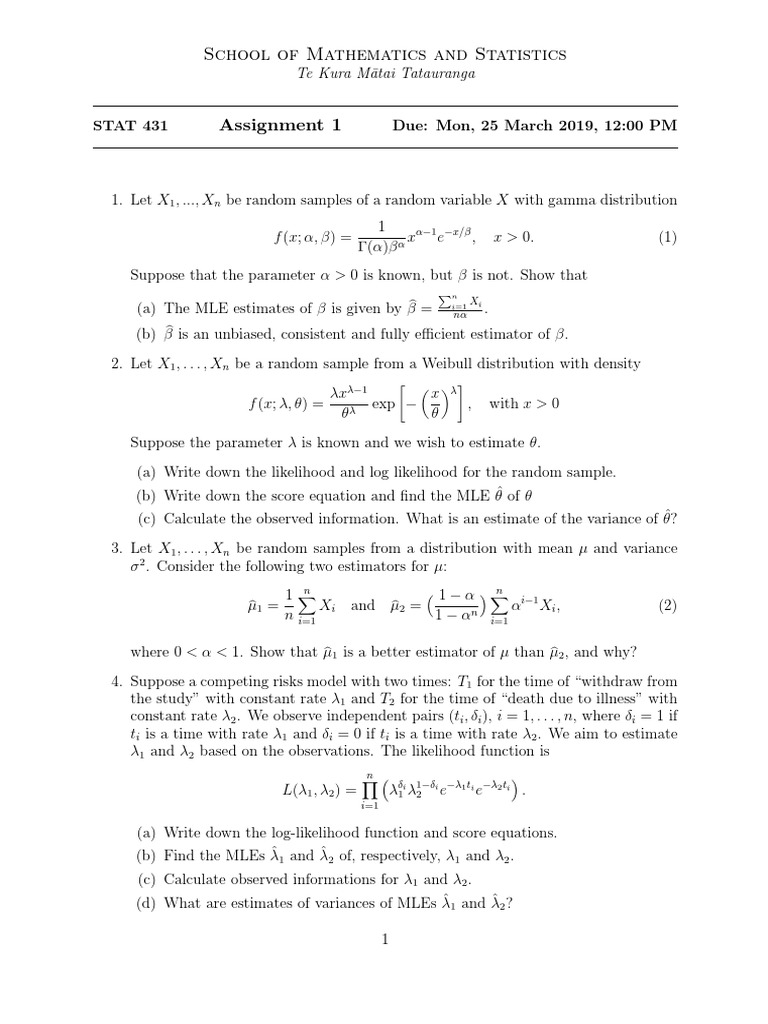School of Mathematics and Statistics | PDF | Econometrics | Statistical ...