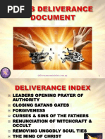 Deliverance Prayer | PDF | Sin | Demons