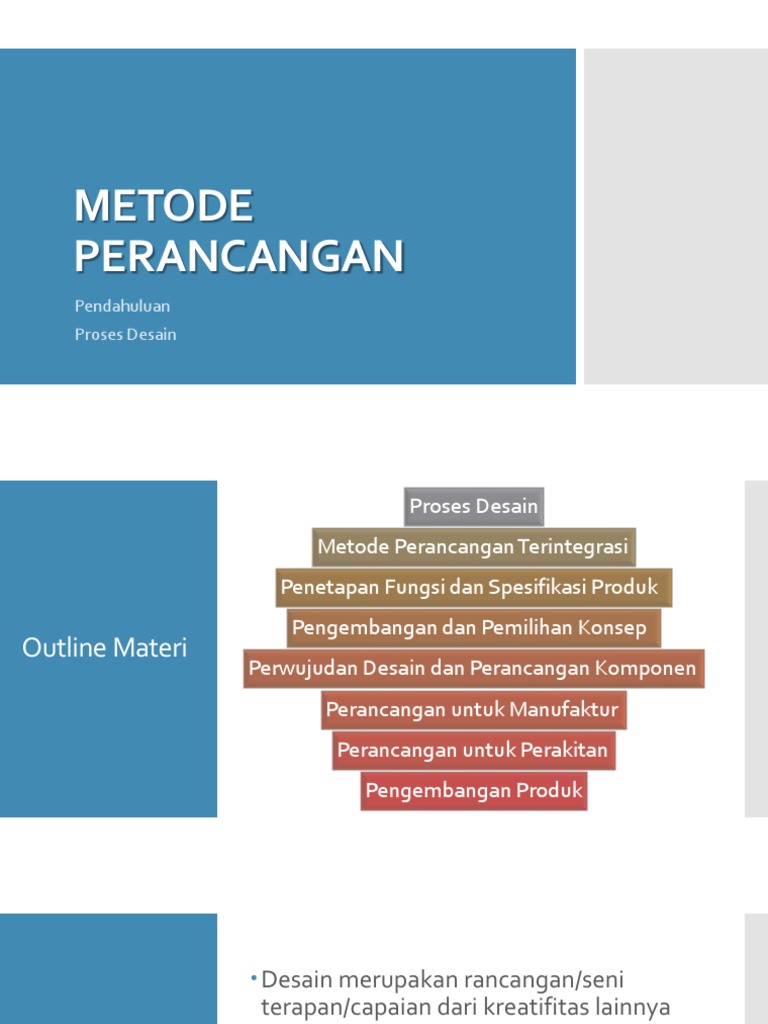 Metode dan Proses Perancangan Desain | PDF