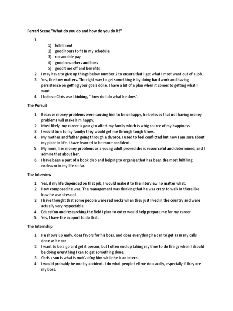Pursuit of Happyness Insights and Analysis | PDF | Happiness | Human Nature