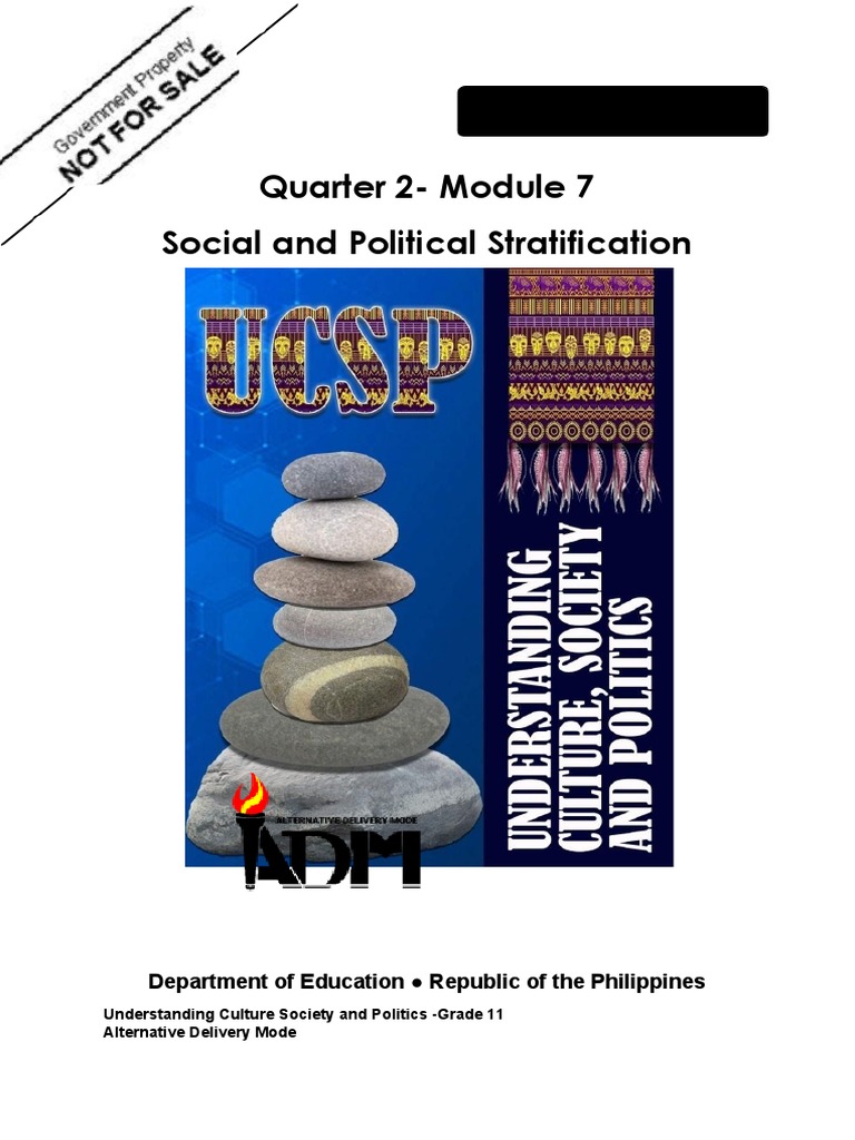 Quarter 2-Module 7 Social and Political Stratification: Department of ...