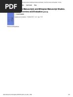 Alemu Aga: Master of the Begena | PDF