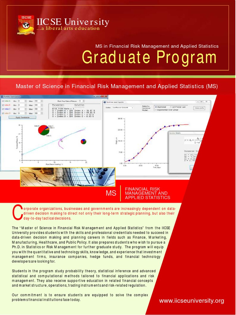 Graduate Program: IICSE University | PDF | Statistics | Master Of Science