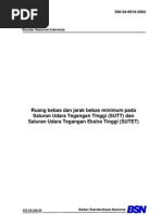 SPLN T5.006_2019 Ruang Bebas dan Jarak Bebas Minimum pada Saluran Udara ...