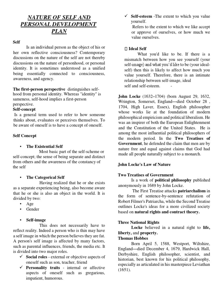 Group 1 Learning Material | PDF | Self | Self Awareness