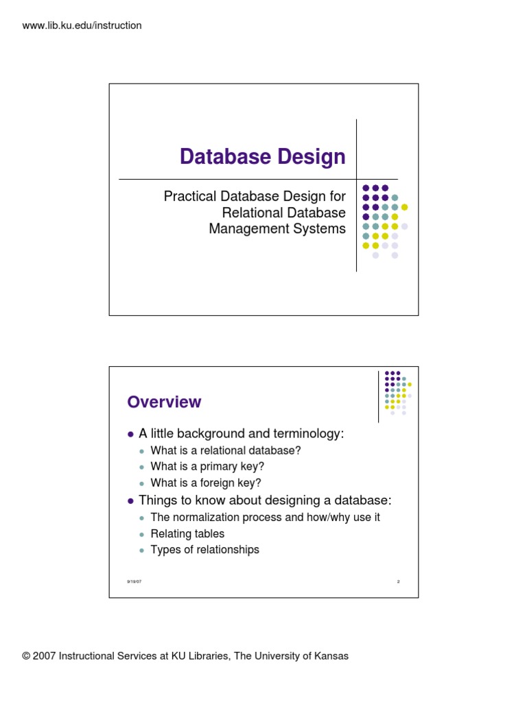 Database Design | PDF