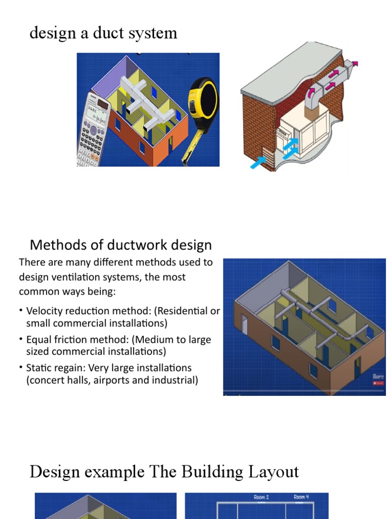 Ductwork Design Methods and Layout | PDF | Duct (Flow) | Flow Measurement