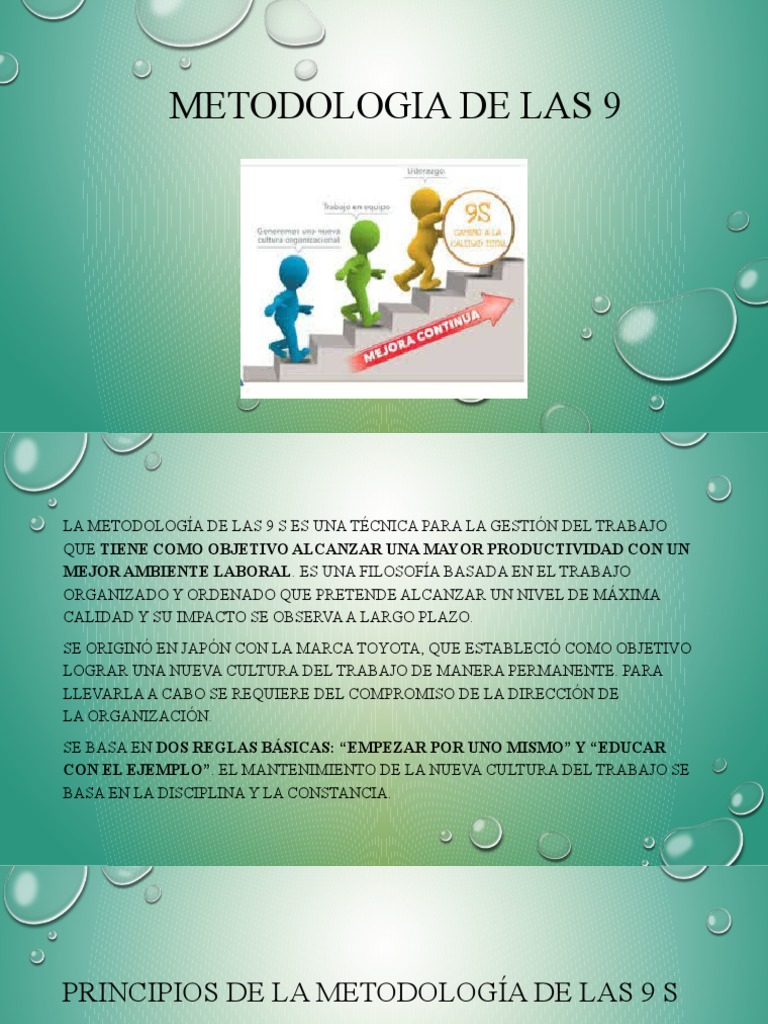 Metodologia de Las 9s | PDF | La naturaleza humana | Business