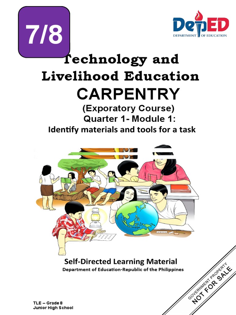 Carpentry Quarter 1 Module 1 | PDF | Drill | Screw