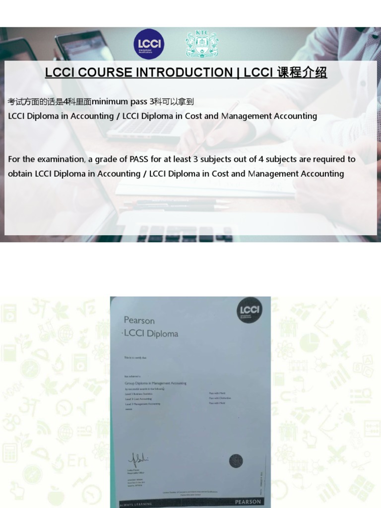 Acca Cat & Lcci Qualifications | PDF | Management Accounting ...