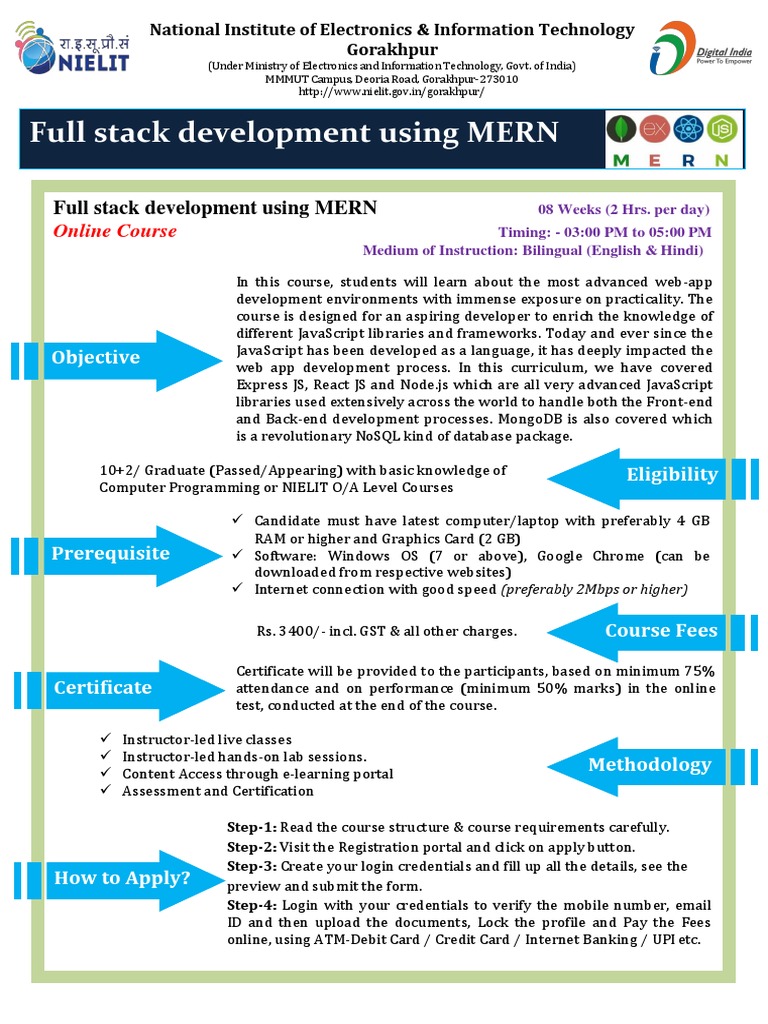 L01-Full Stack Development Using MERN - 20201213 | PDF | Java Script | World Wide Web