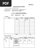 Borang Pergerakan Modul 1GFMAS | PDF